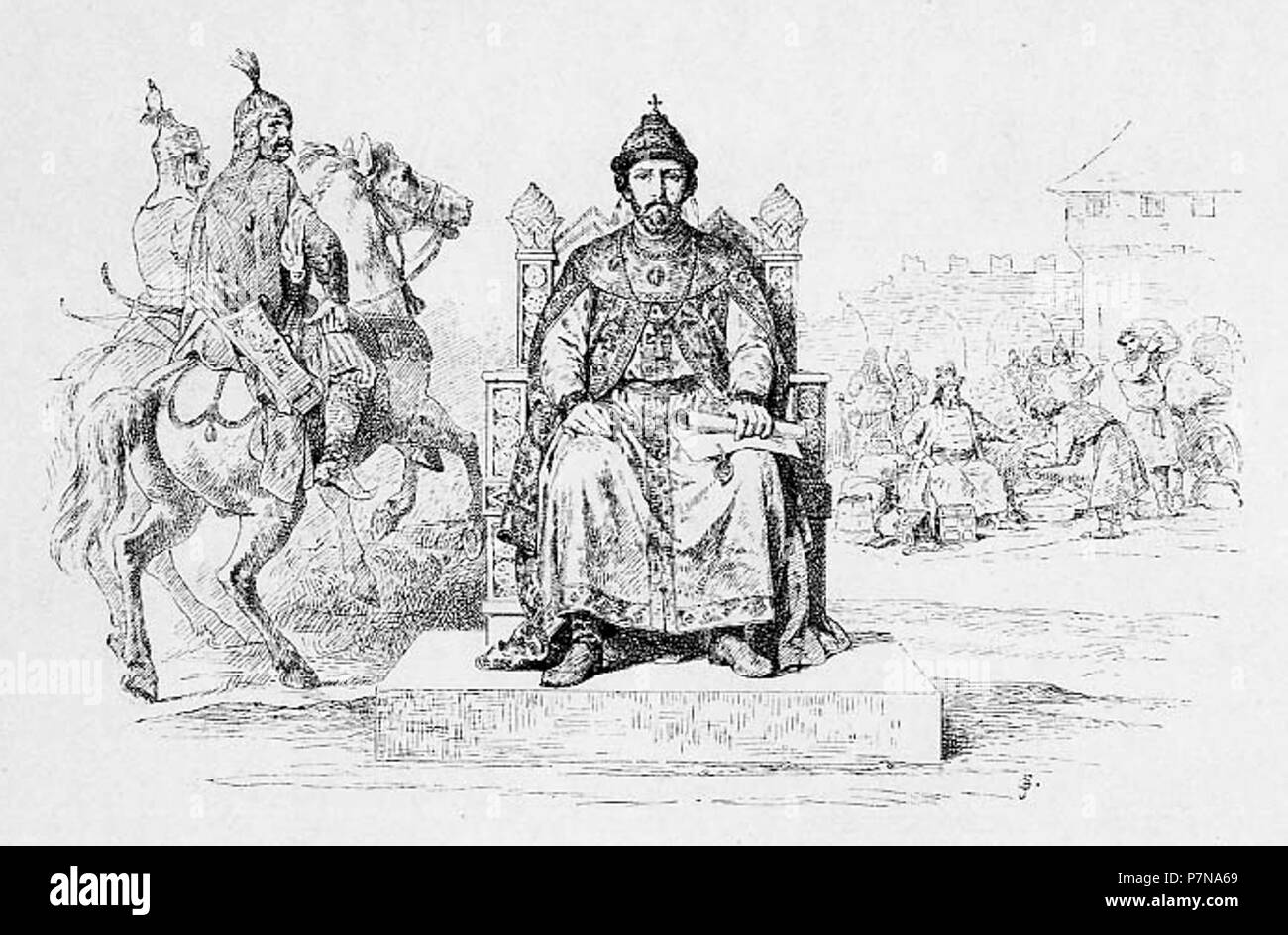 Portrait of russian rulers hi-res stock photography and images - Alamy