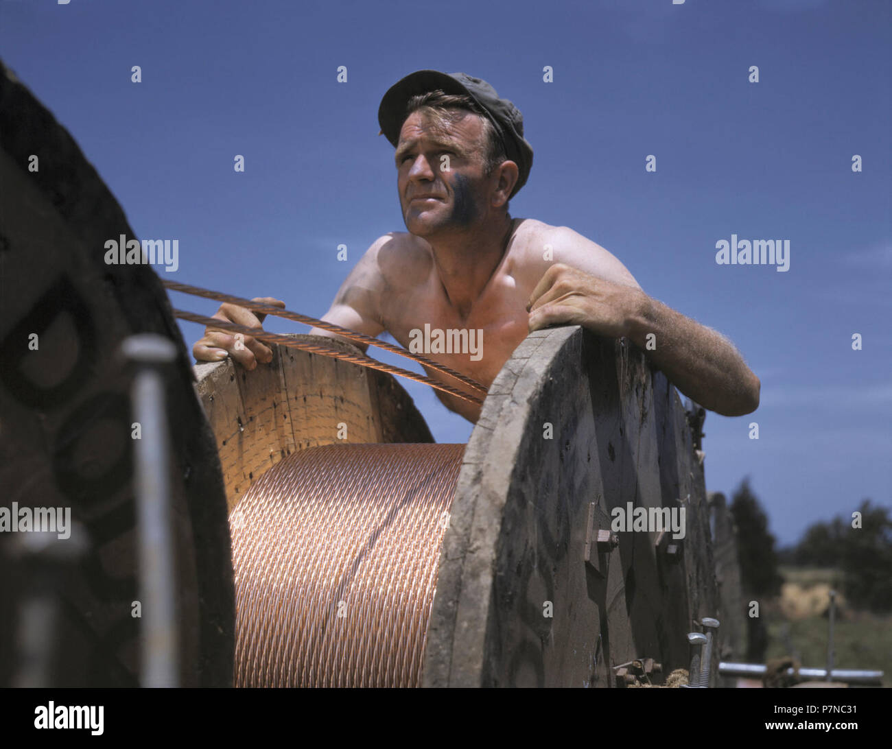 33,000-volt electric power line into Fort Knox Stock Photo - Alamy