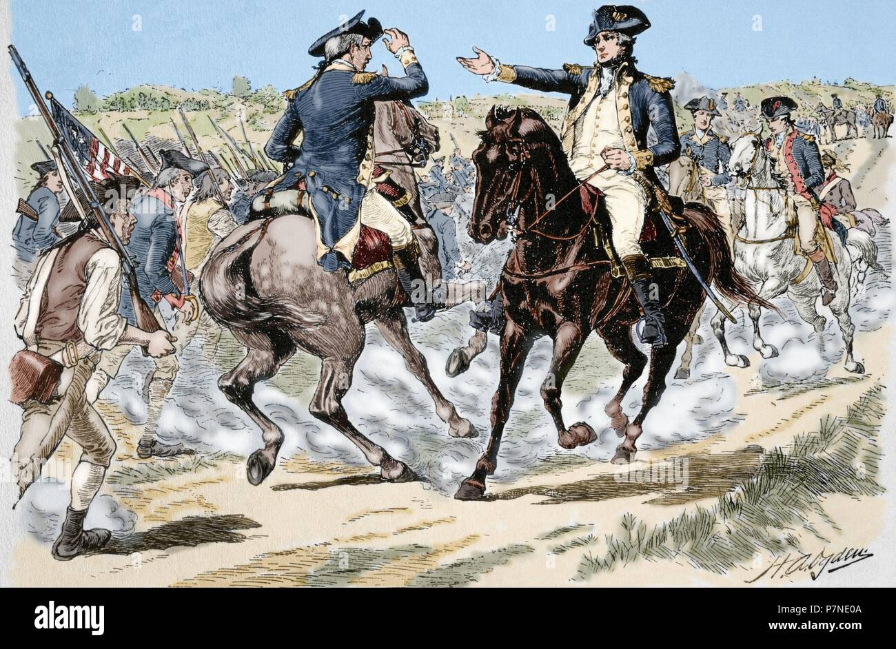 Continental army 1775 hi-res stock photography and images - Alamy