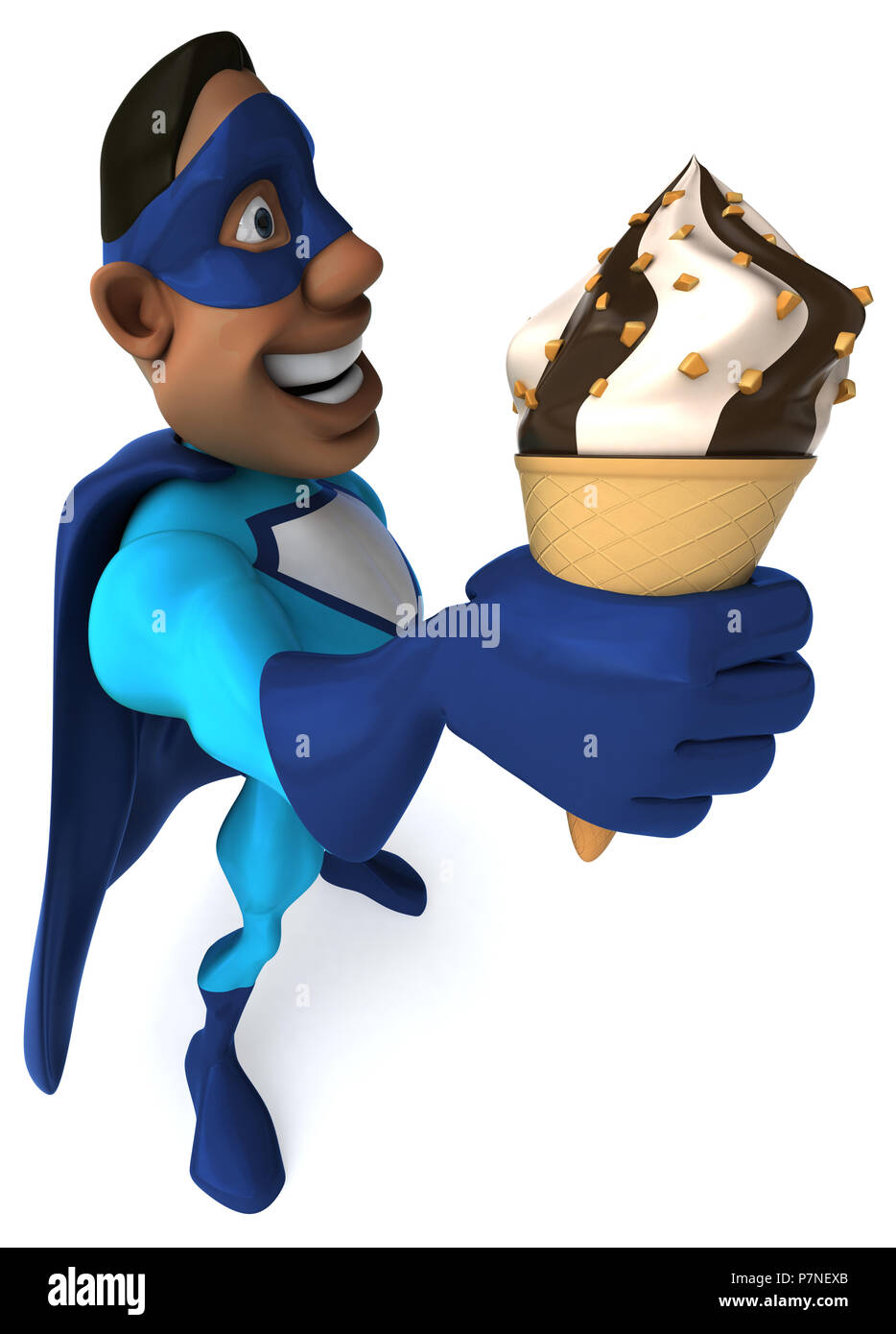 Cartoon illustration ice cream super hi-res stock photography and ...