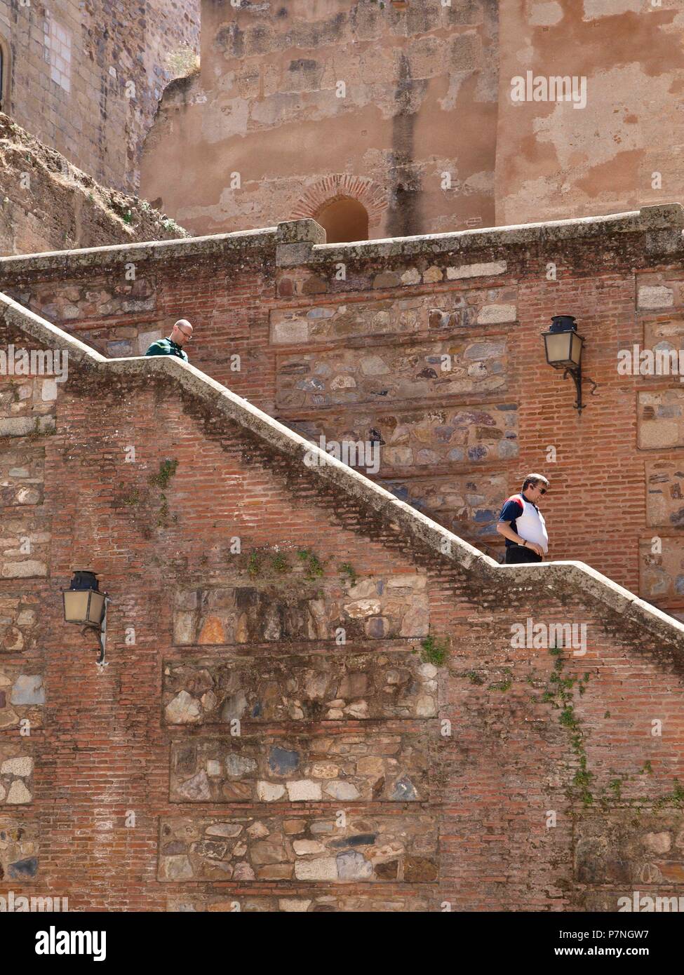 PLAZA MAYOR: ESCALERAS, PORTILLO Stock Photo - Alamy