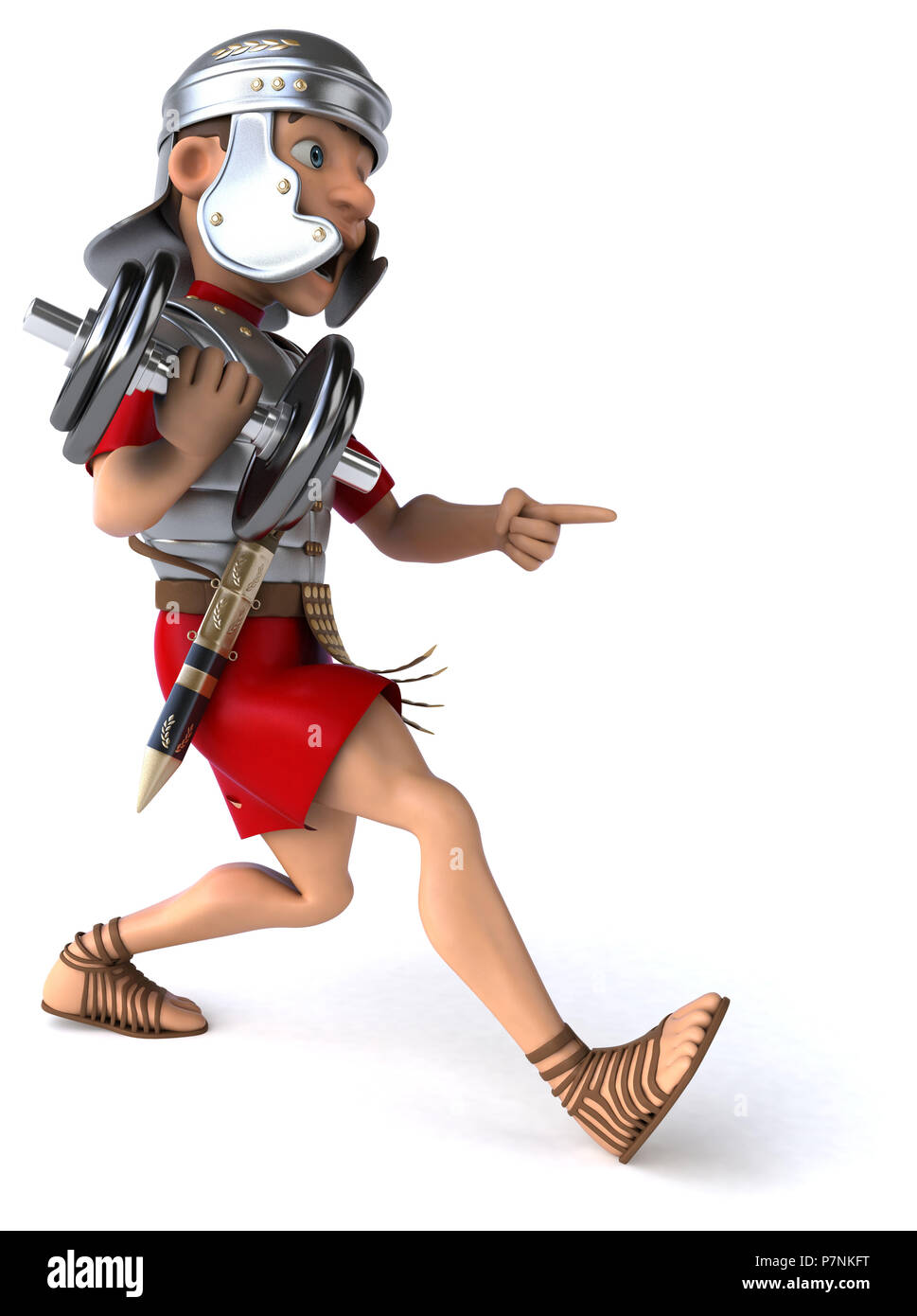 Fun roman soldier Stock Photo - Alamy