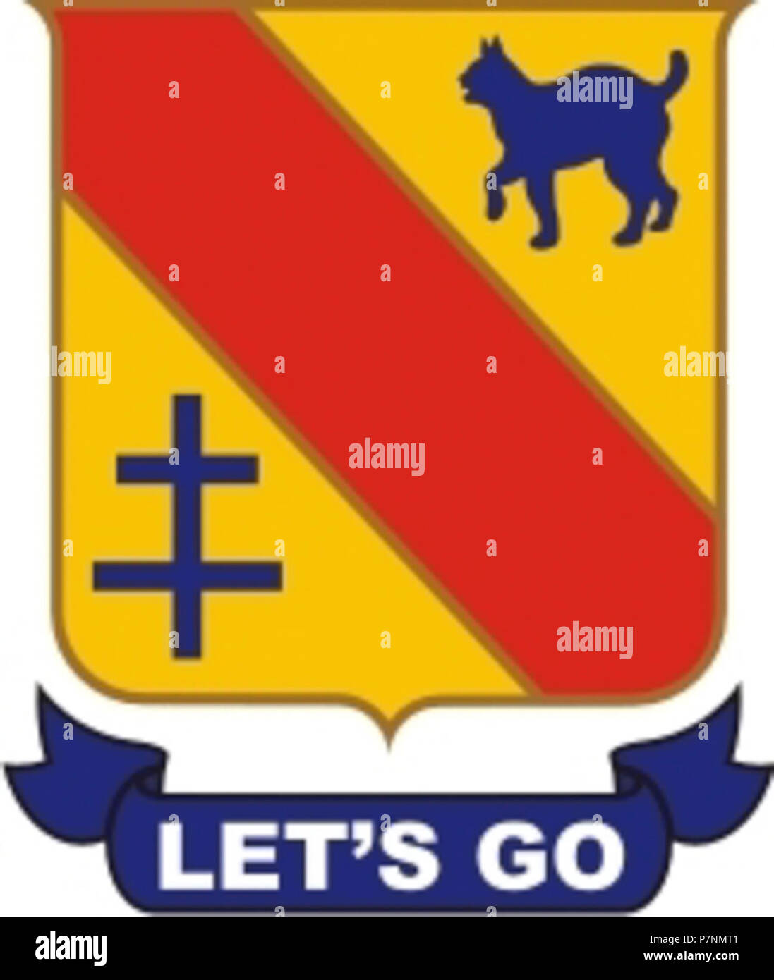 324th Infantry Regiment (USA) crest Stock Photo - Alamy