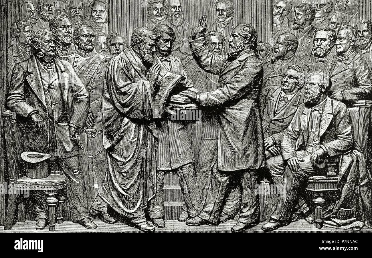 James Abram Garfield (1831-1881). 20th President of the United States ...