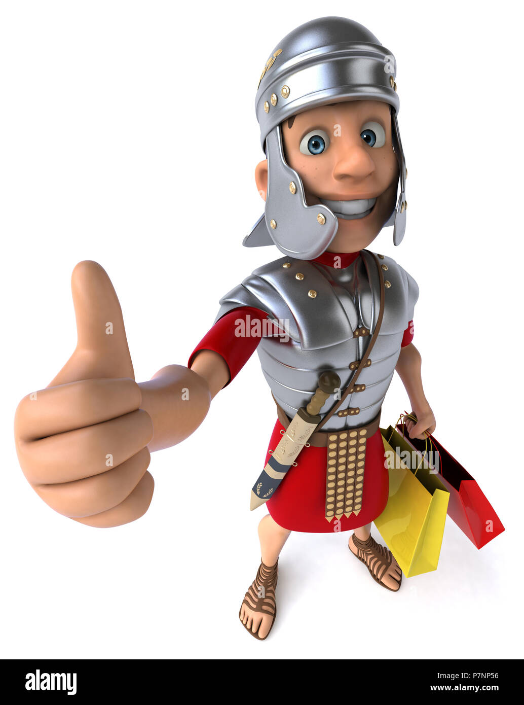 Fun roman soldier Stock Photo - Alamy
