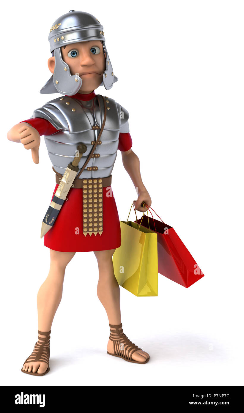 Fun roman soldier Stock Photo - Alamy