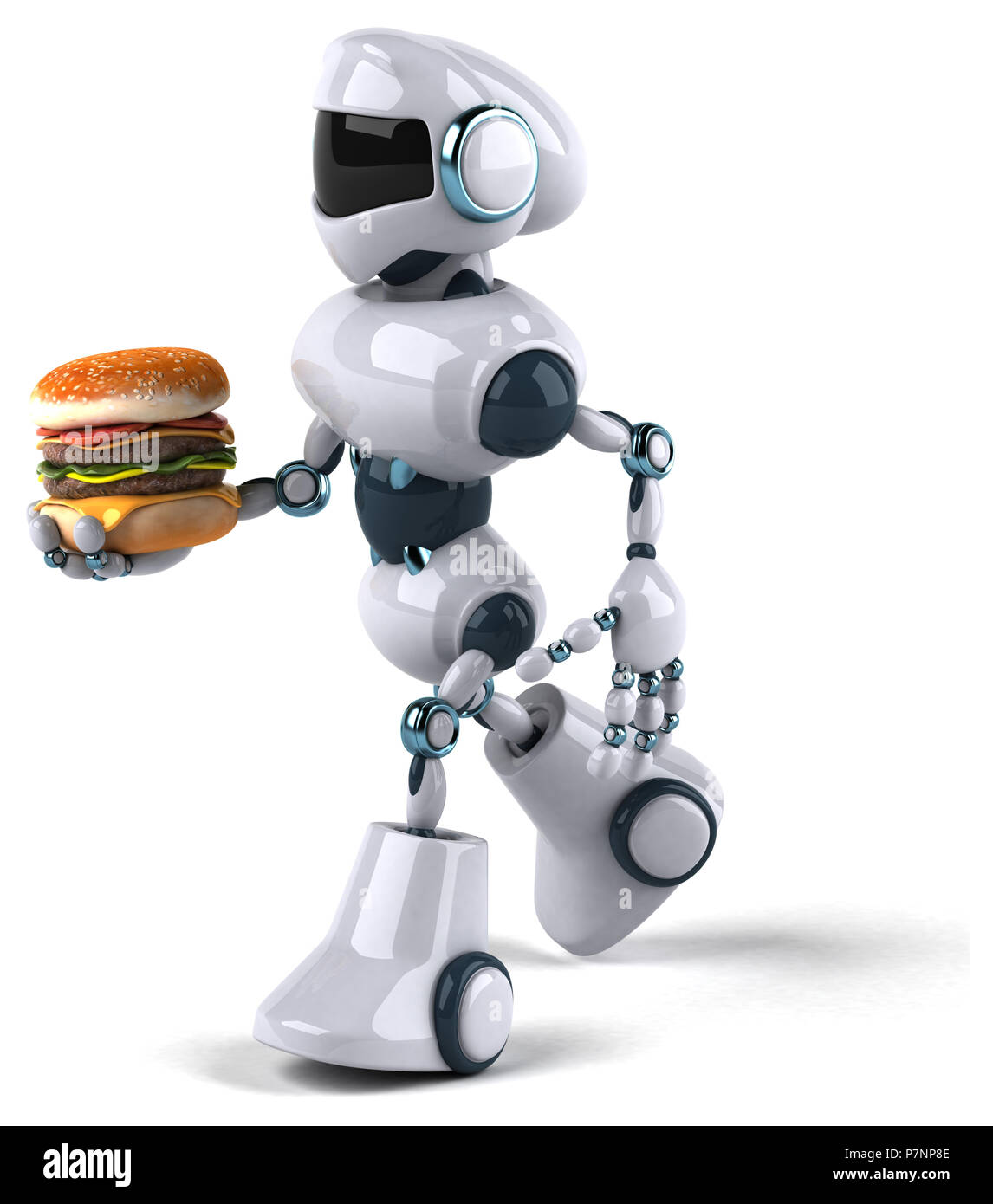 Robot hamburger fast food hi-res stock photography and images - Alamy