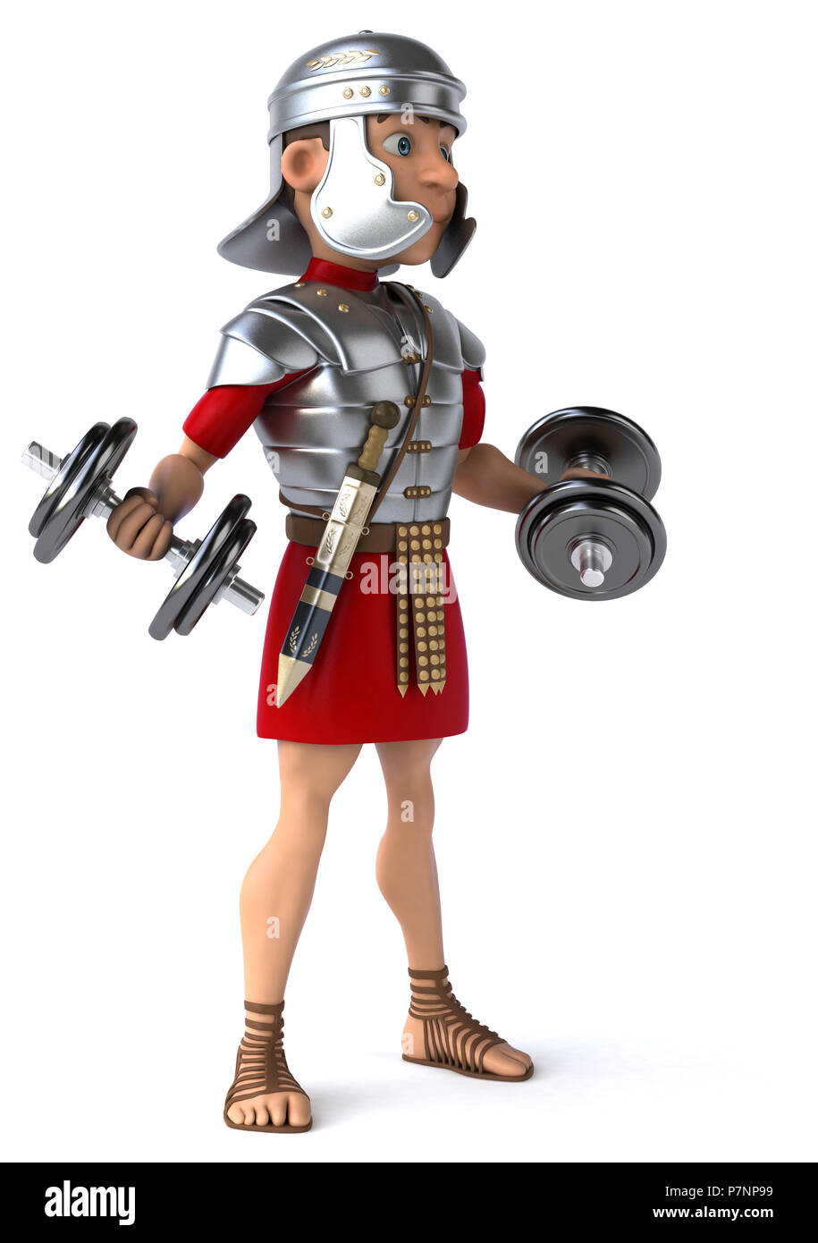 Fun roman soldier Stock Photo - Alamy
