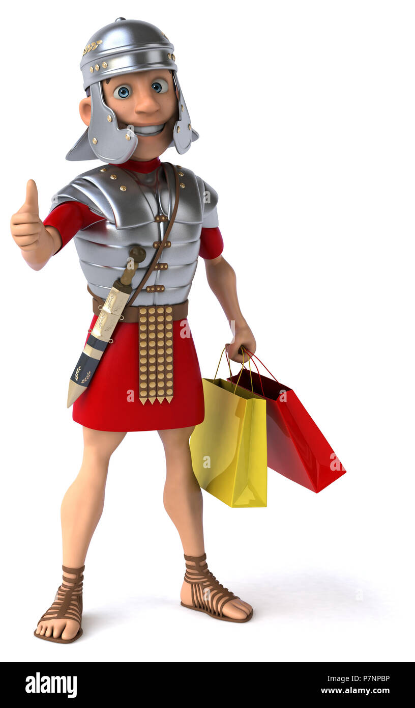 Fun roman soldier Stock Photo - Alamy