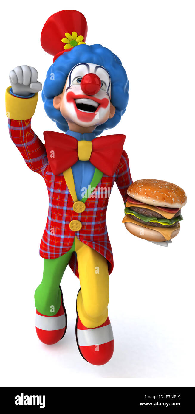 Hamburger happy clown hi-res stock photography and images - Alamy