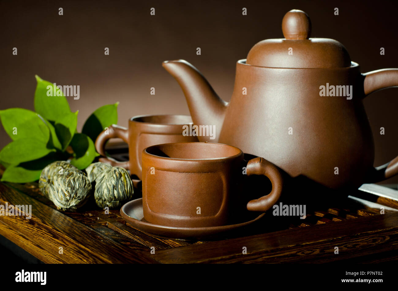 Tea set image hi-res stock photography and images - Alamy
