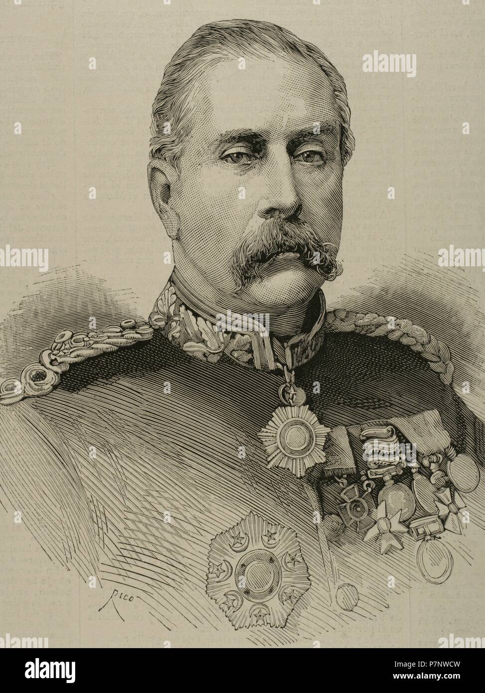 Gerald Graham (1831-1899). British military, recipient of the Victoria ...