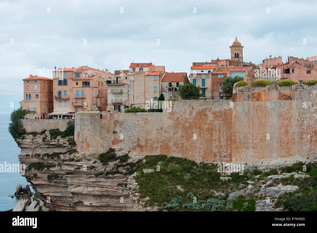 View of the Citadel of Bonifacio, Corsica, France Stock Photo - Alamy