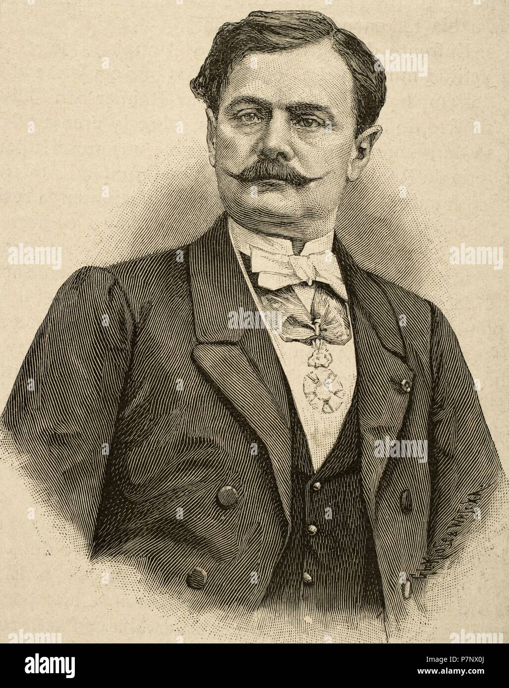 Jerome Frederic Paul, Baron David (1823-1882). French officer ...