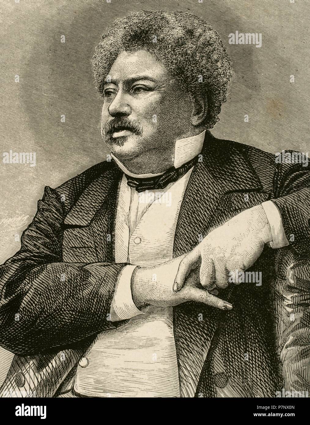Alexandre Dumas (1802-1870). French writer. Romanticism and Historical ...