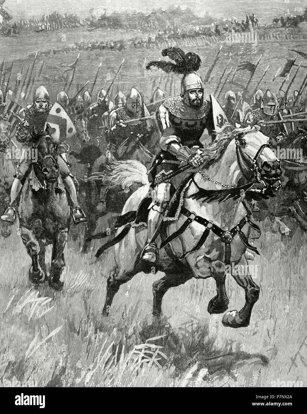 Henry IV of England (1367-1413). King of England. Engraving depicting ...