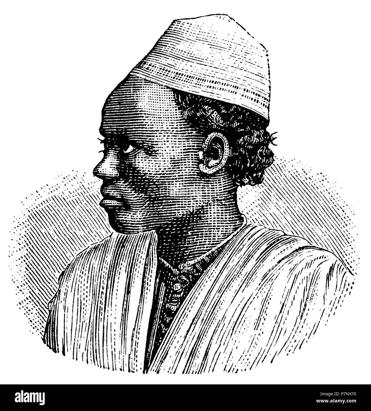 Nubians: portrait, 1881 Stock Photo - Alamy