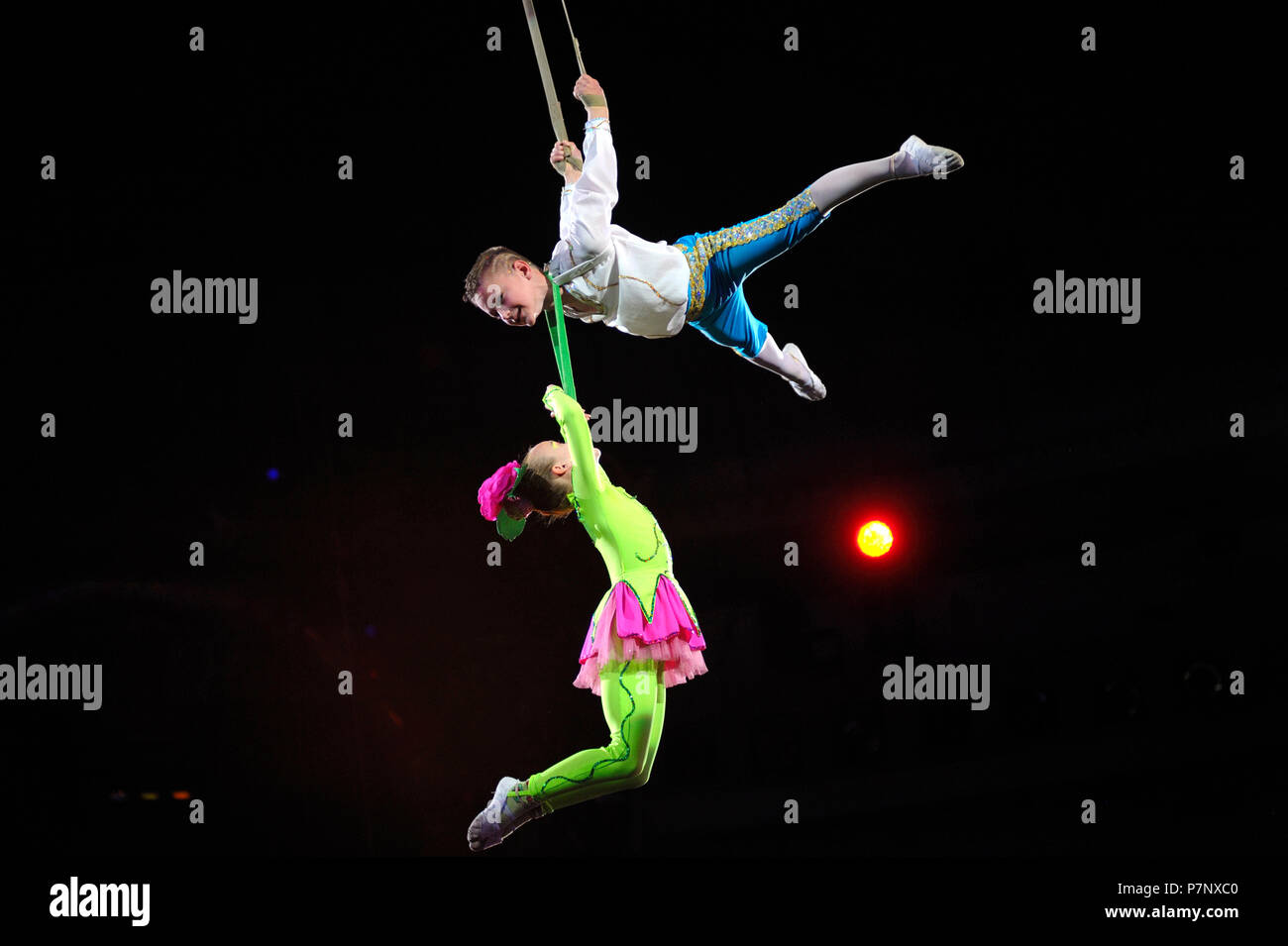 Trapeze Flyer Silhouette