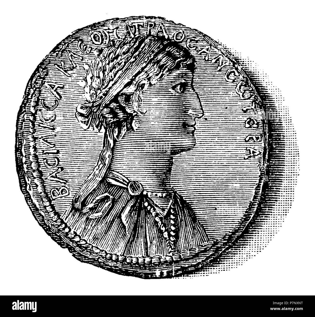 Cleopatra coin hi-res stock photography and images - Alamy