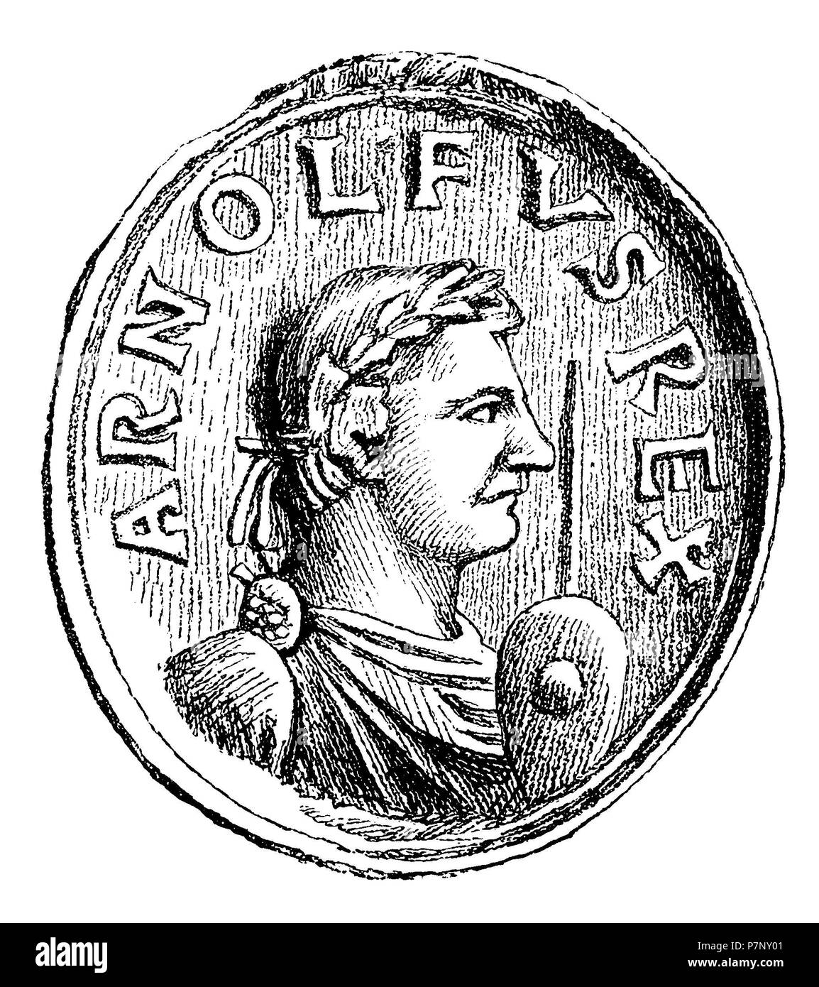 Seal of Arnulf of Carinthia, 1899 Stock Photo - Alamy