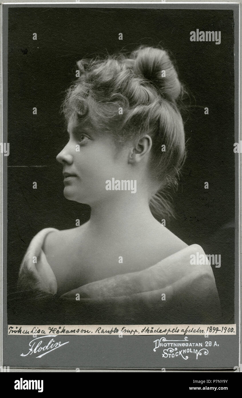 Lisa Håkansson, Albert Ranfts sällskap, dramatiska avdelningen 1899 ...