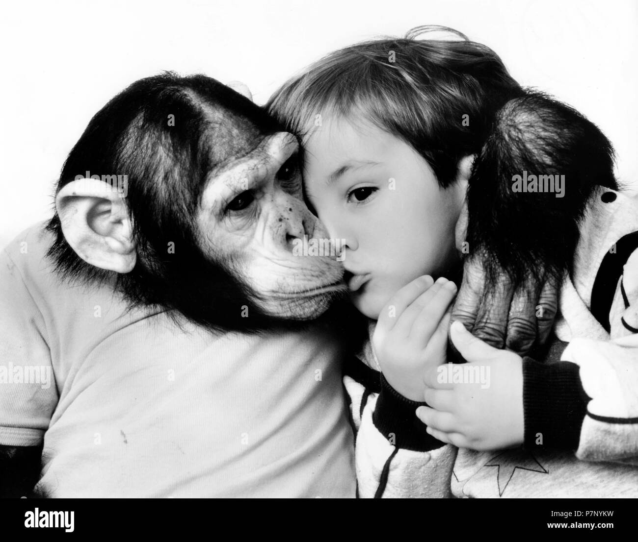 Boy hugs Black and White Stock Photos & Images - Alamy