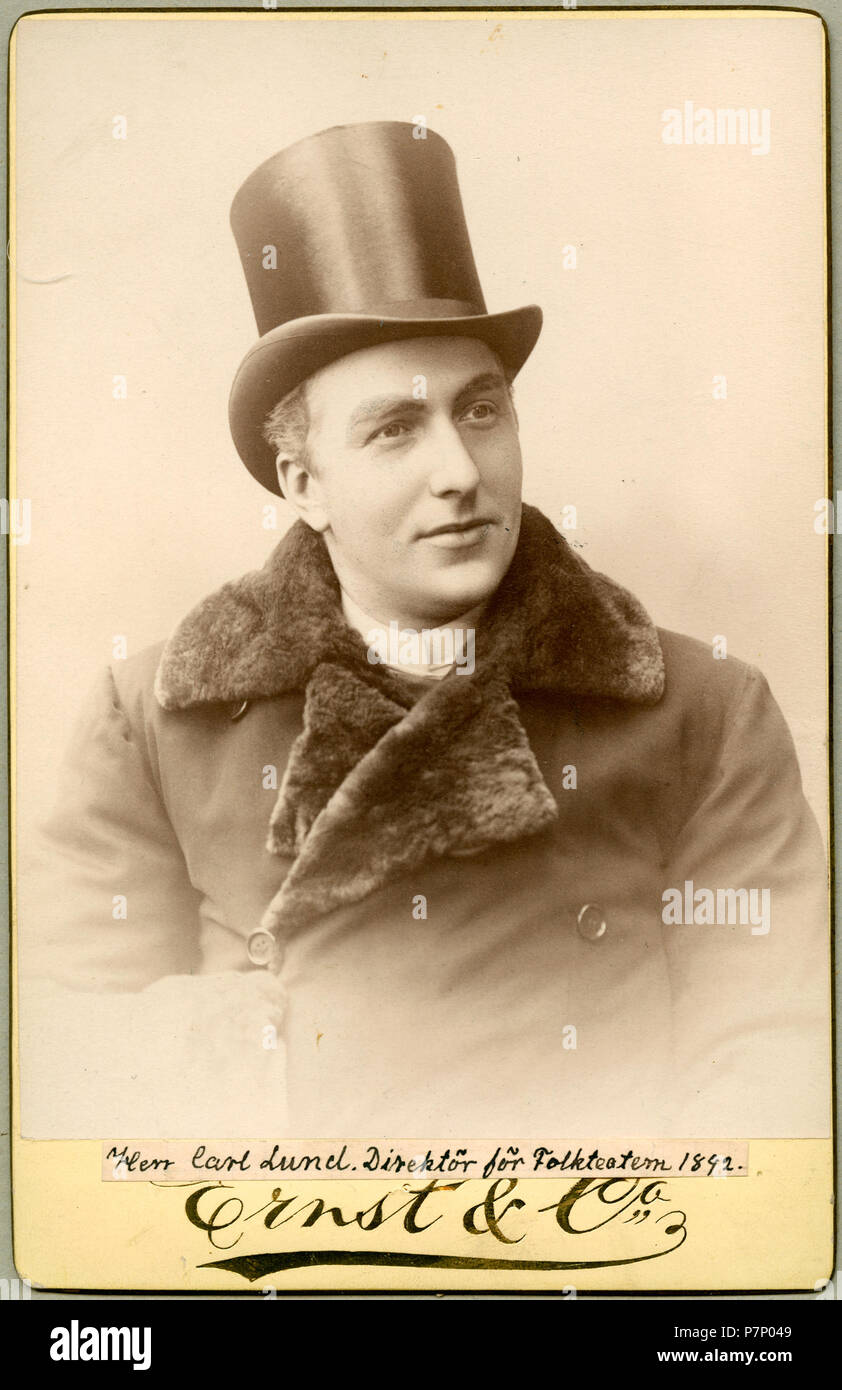 Carl Lund, direktör för Folkteatern i Stockholm 1892 61 Carl Lund ...