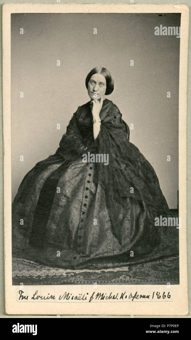 Louise Michaëli, Kungliga Operan 1866 250 Louise Michali, porträtt ...