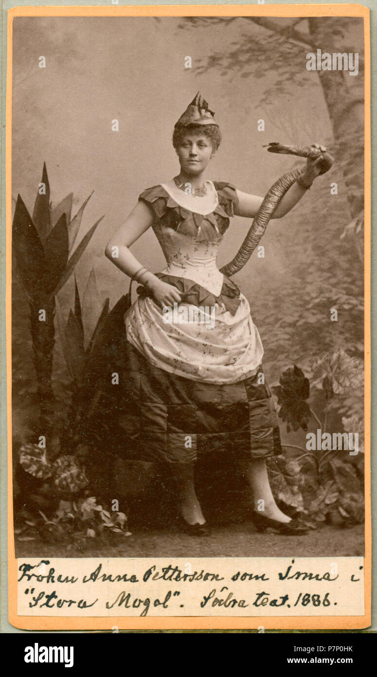 Anna Pettersson (sedemera Norrie) som Irma i Stora Mogul, Södra teatern ...