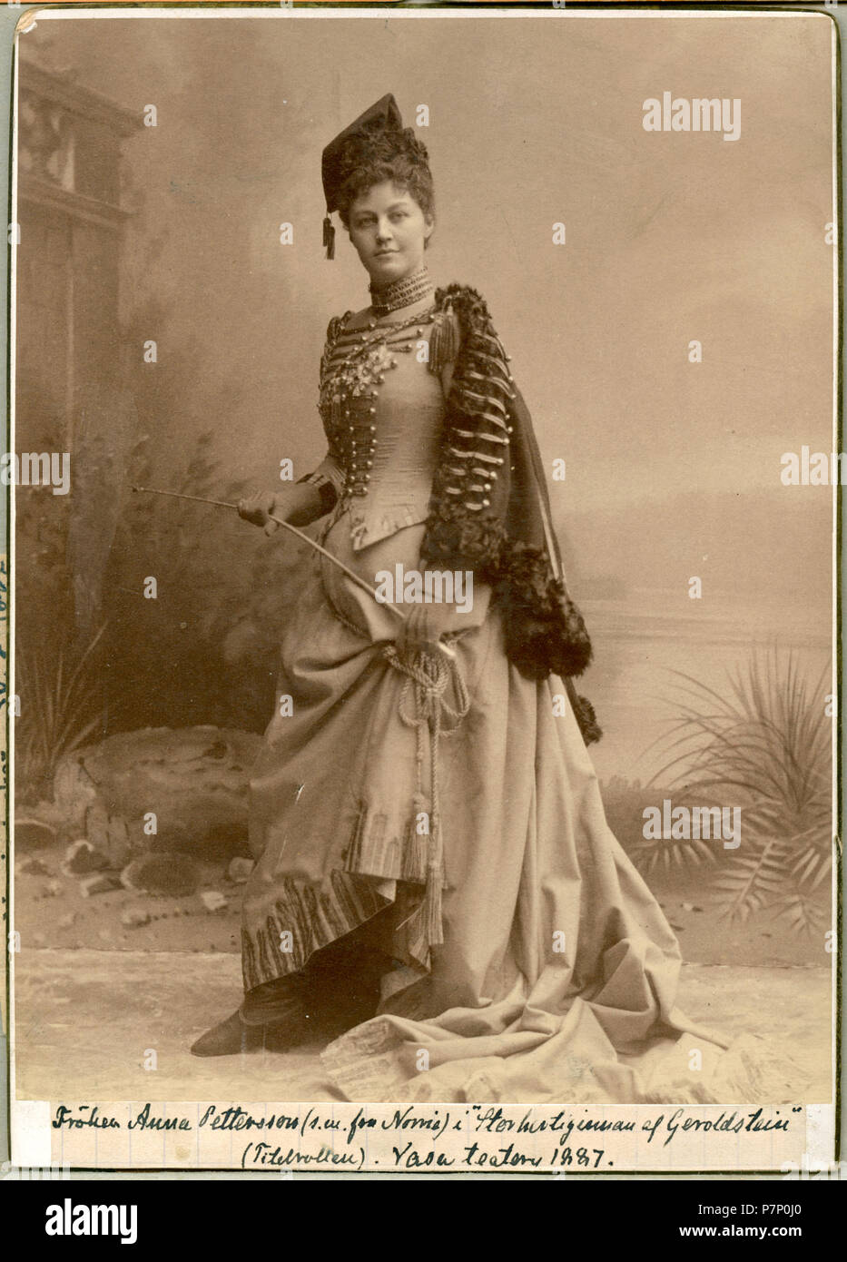 Anna Pettersson (sedemera Norrie) i titelrollen i Storhertiginnan af ...