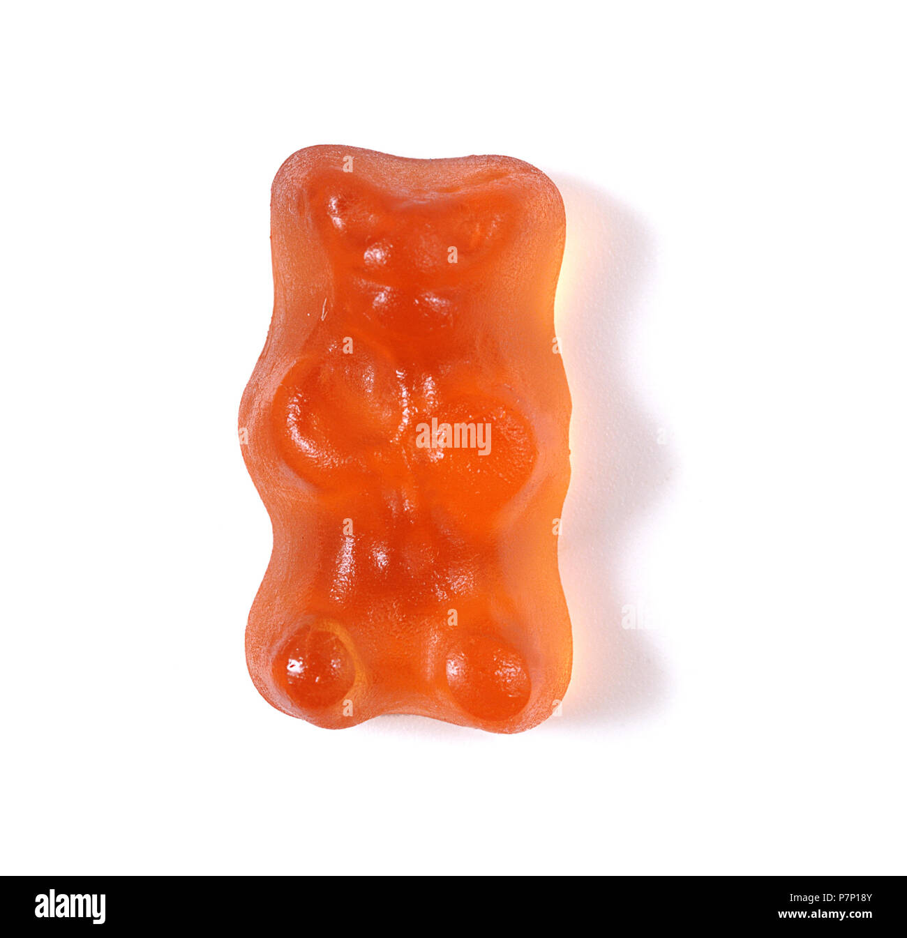 gummy bear on white Stock Photo - Alamy