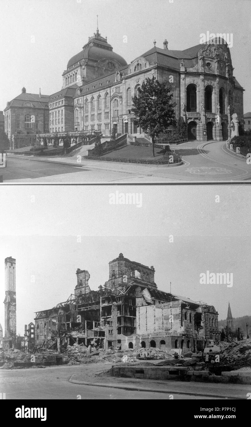 Post war destruction Black and White Stock Photos & Images - Alamy