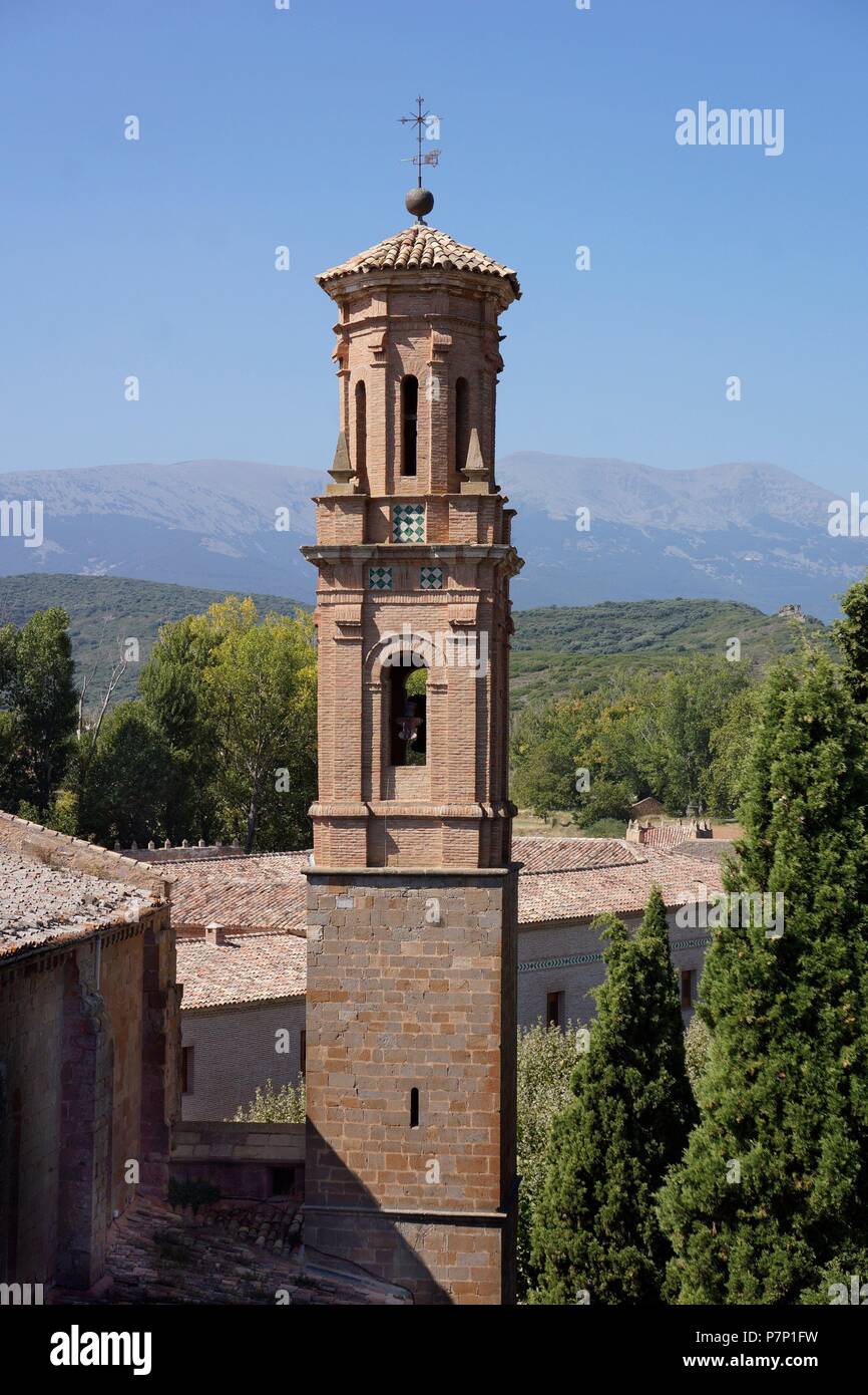 MONASTERIO DE SANTA MARIA DE VERUELA: TORRE DE SANTIAGO, VISTA DESDE ...