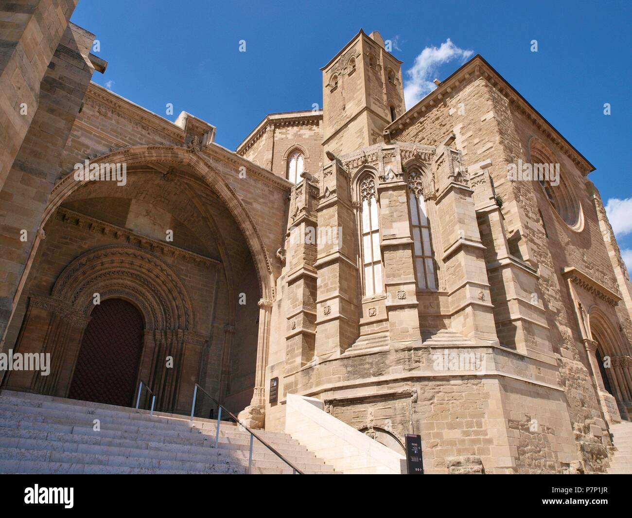 CATEDRAL DE LA SEU VELLA. VISTAS GENERALES Y TORRE MAYOR, CON ...