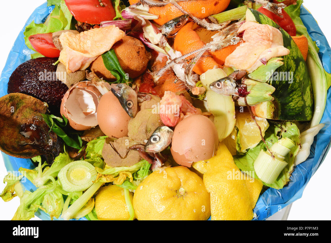 compost on white bacground Stock Photo - Alamy