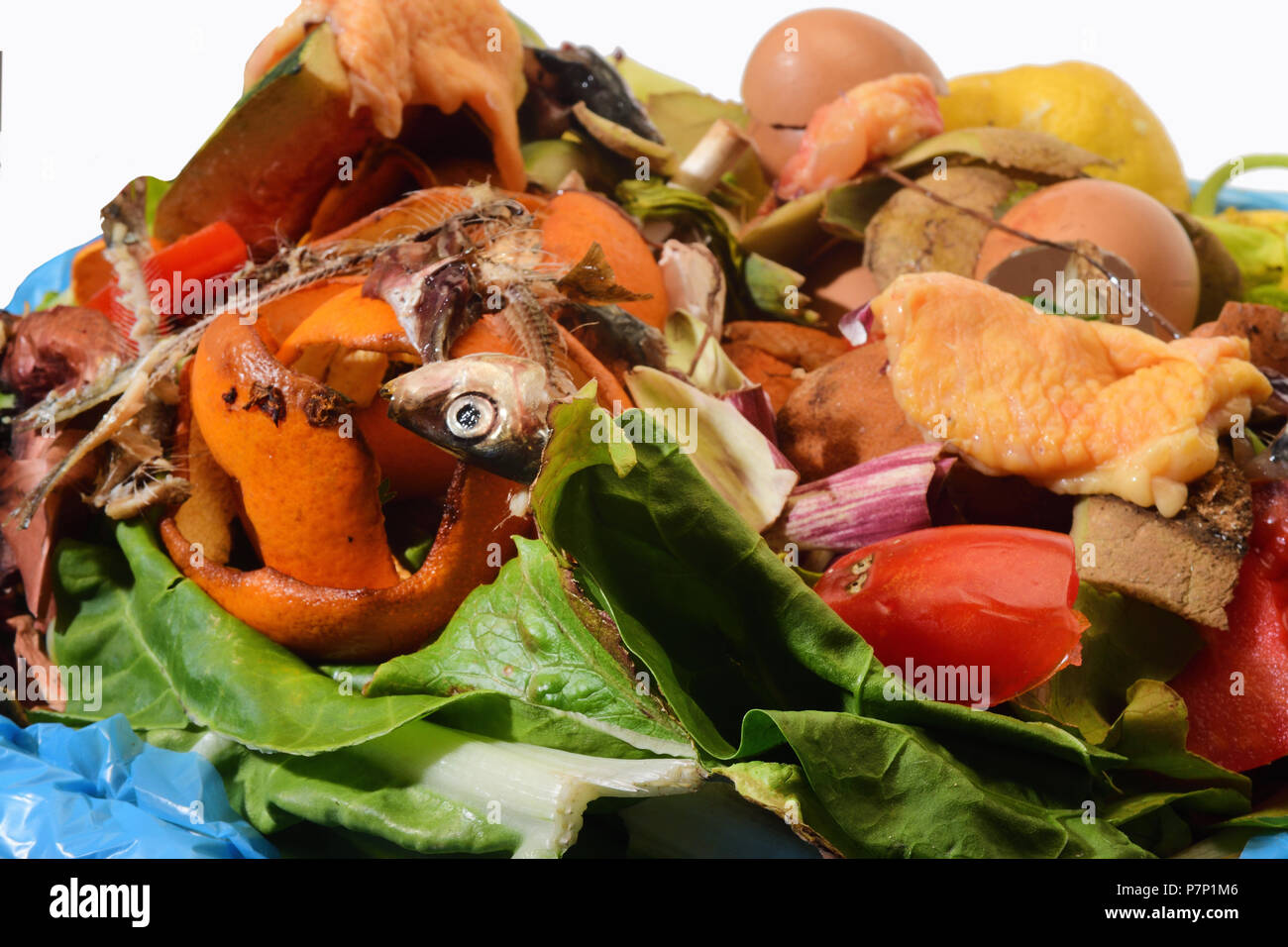 compost on white bacground Stock Photo - Alamy