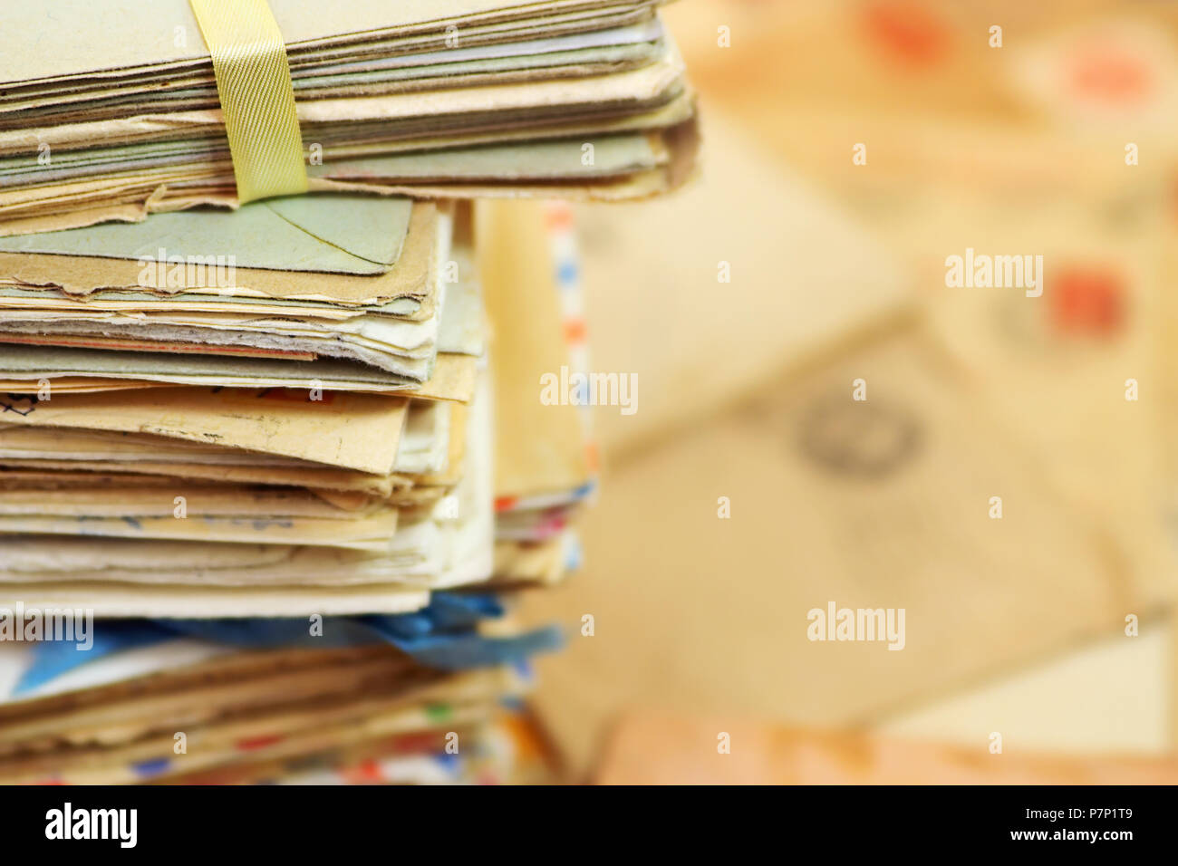 Mail letters pile hi-res stock photography and images - Alamy