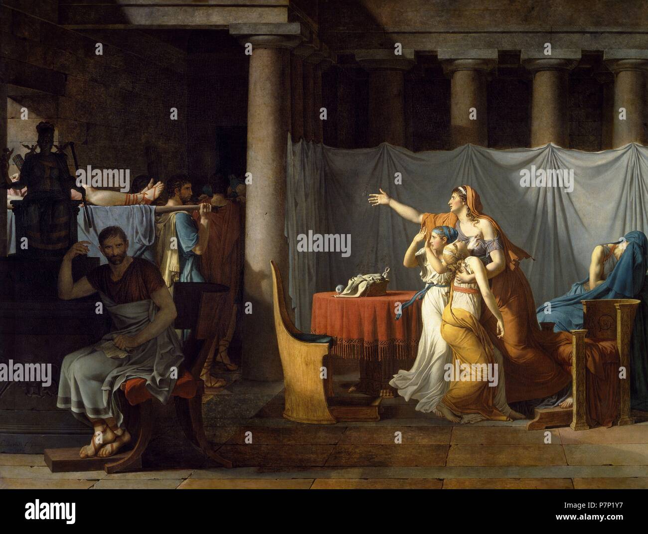 Jacques louis david 1748 1825 french historical painter oil on canvas ...