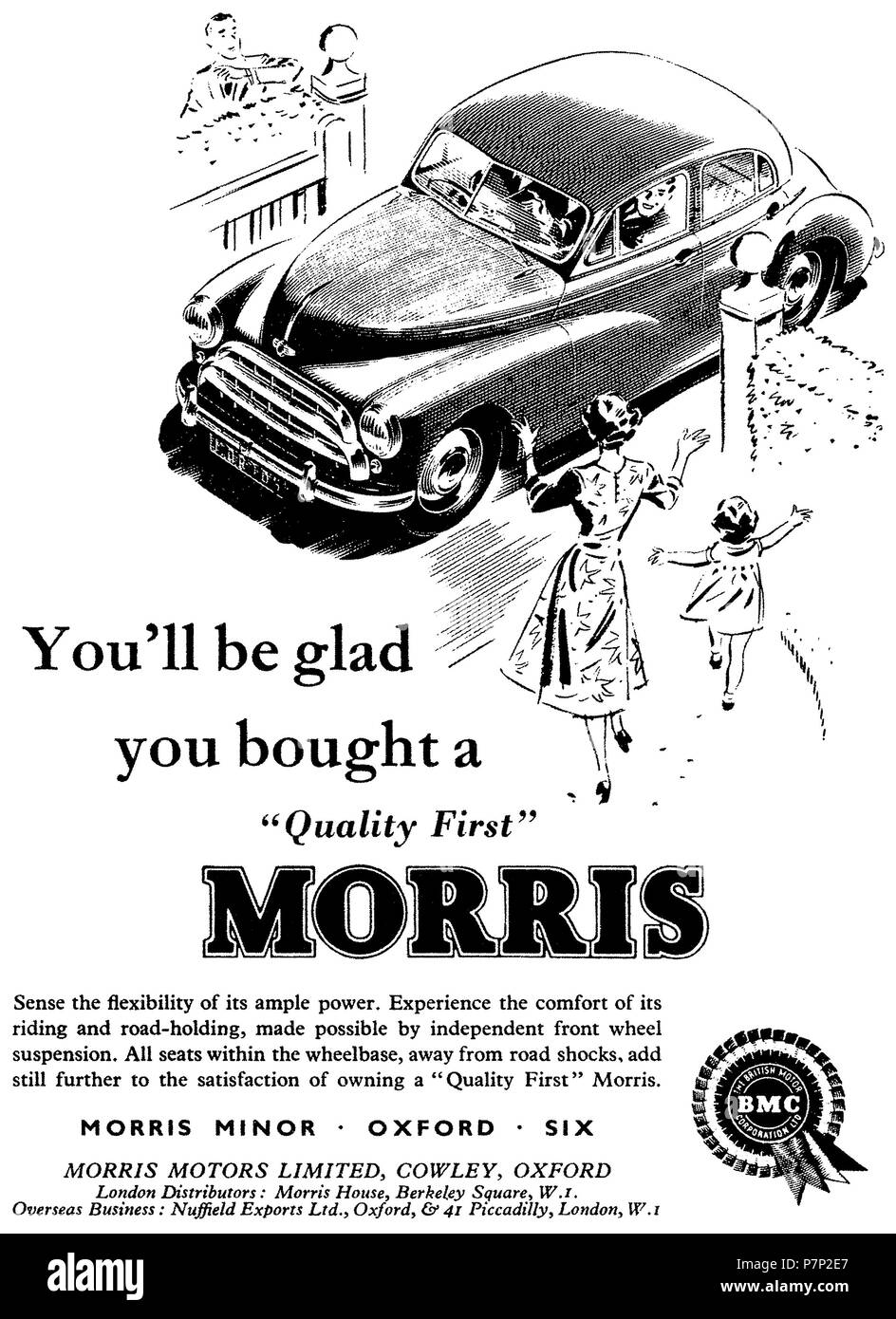 1950s british car advert hi-res stock photography and images - Alamy