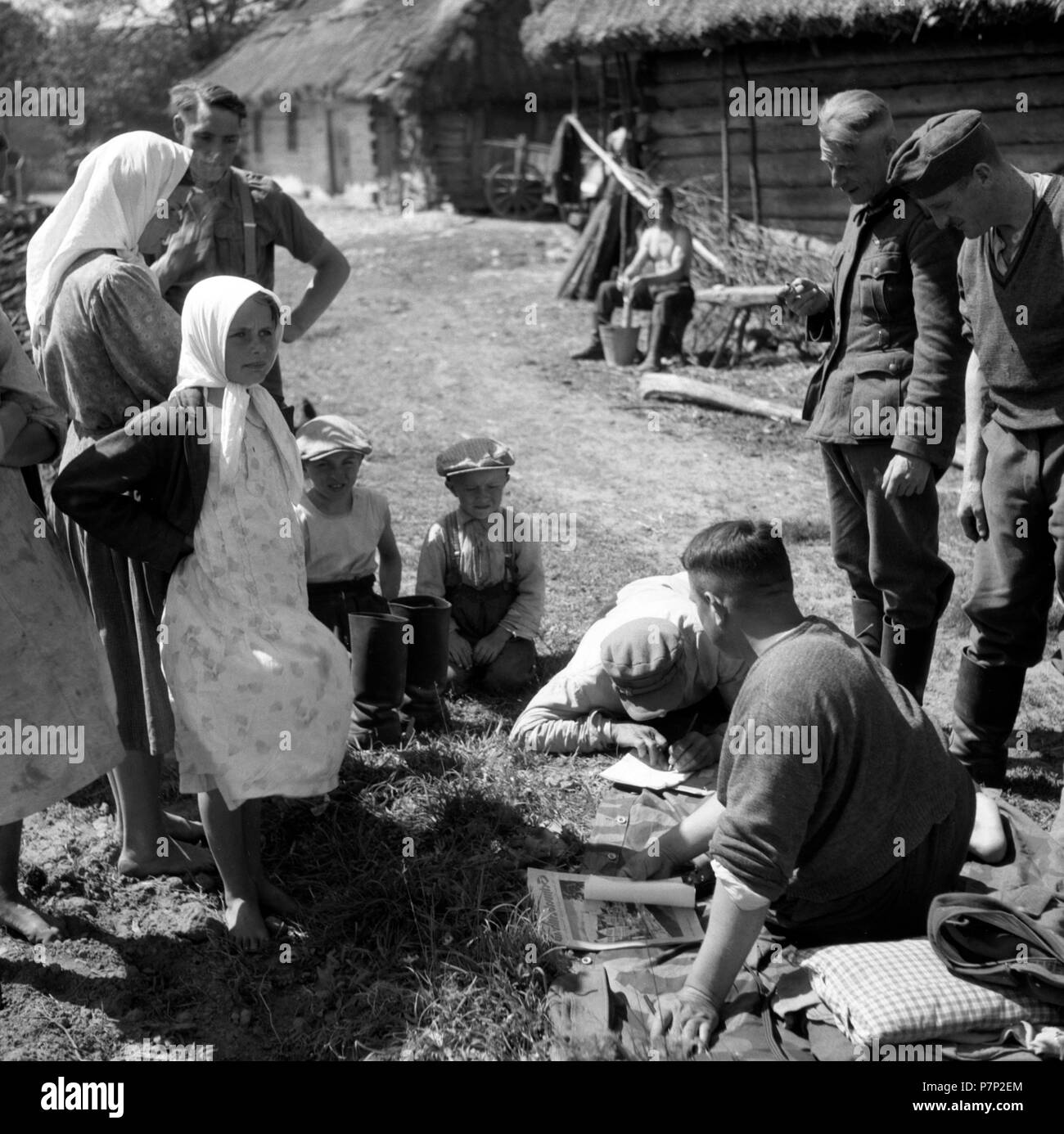 Attack on the Soviet Union, Operation Barbarossa, original caption ...