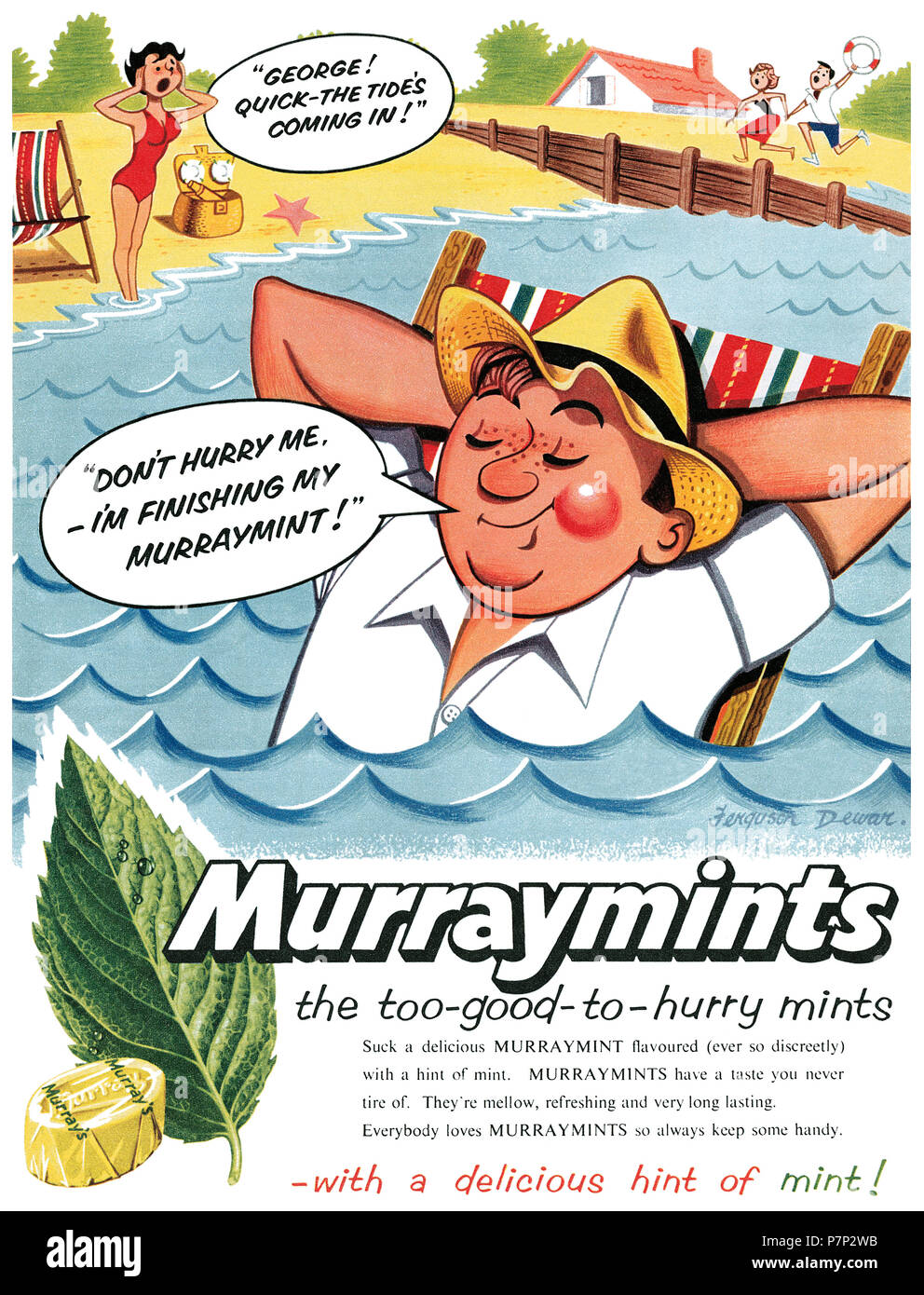 Sweets advertising old hi-res stock photography and images - Alamy