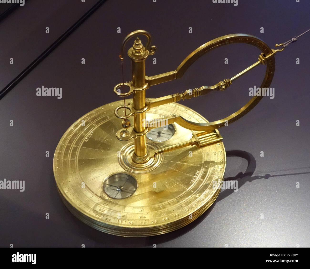 Old compass in museum in hi-res stock photography and images - Alamy