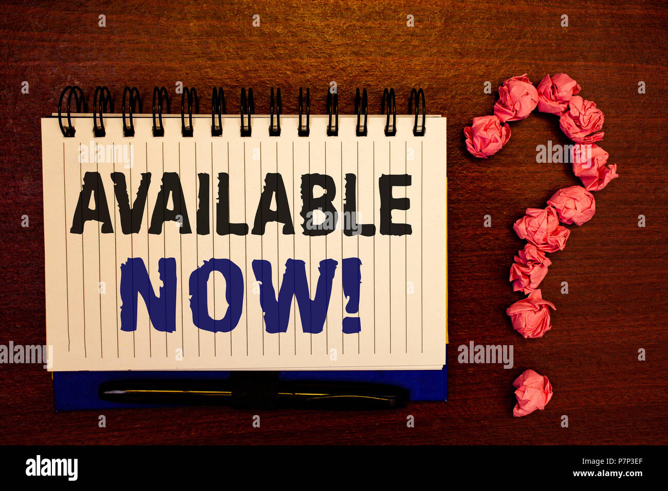 Handwriting textss writing Available Now Motivational Call. Concept ...