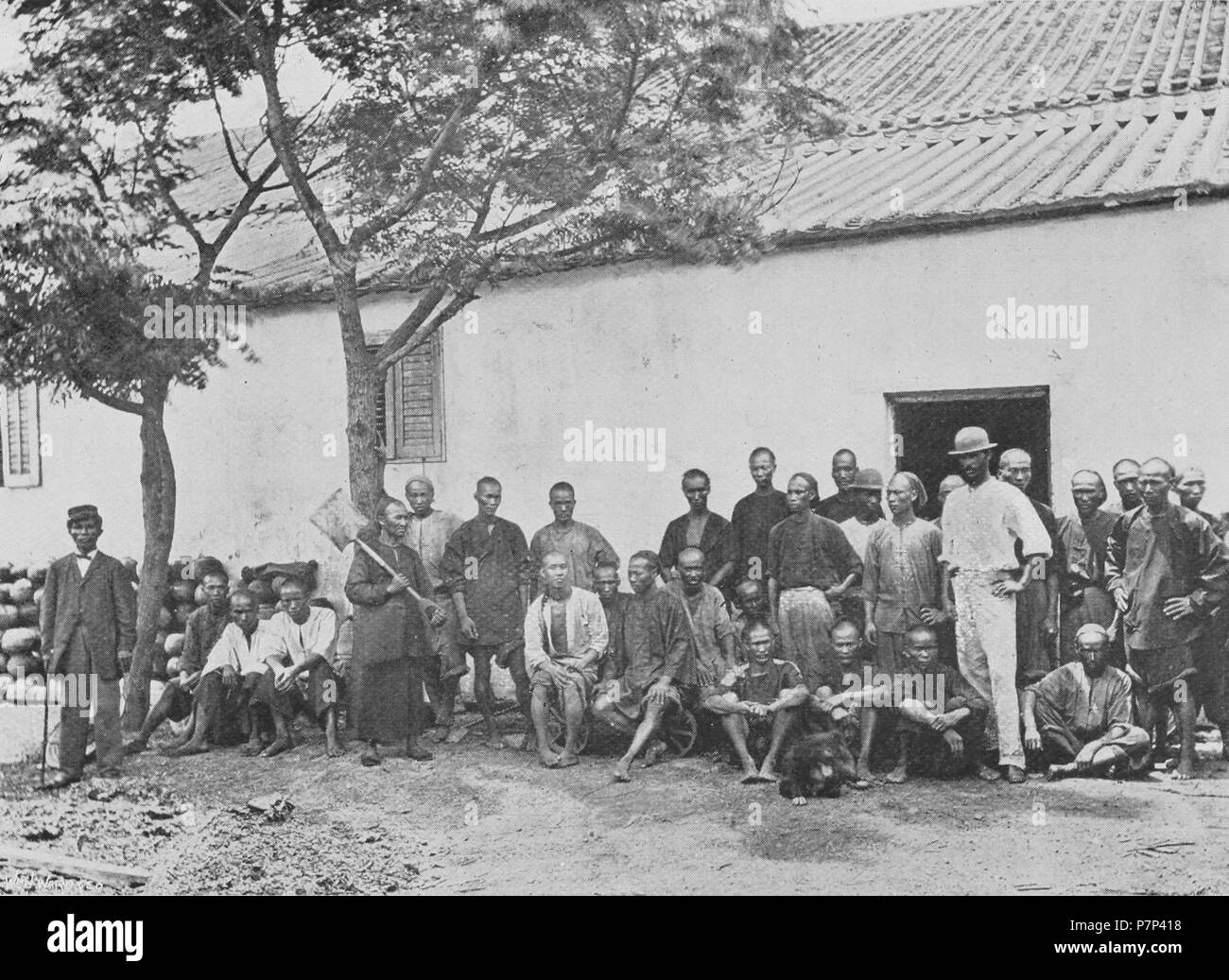 English: photo from Through China with a camera . before 1898 176 Group ...