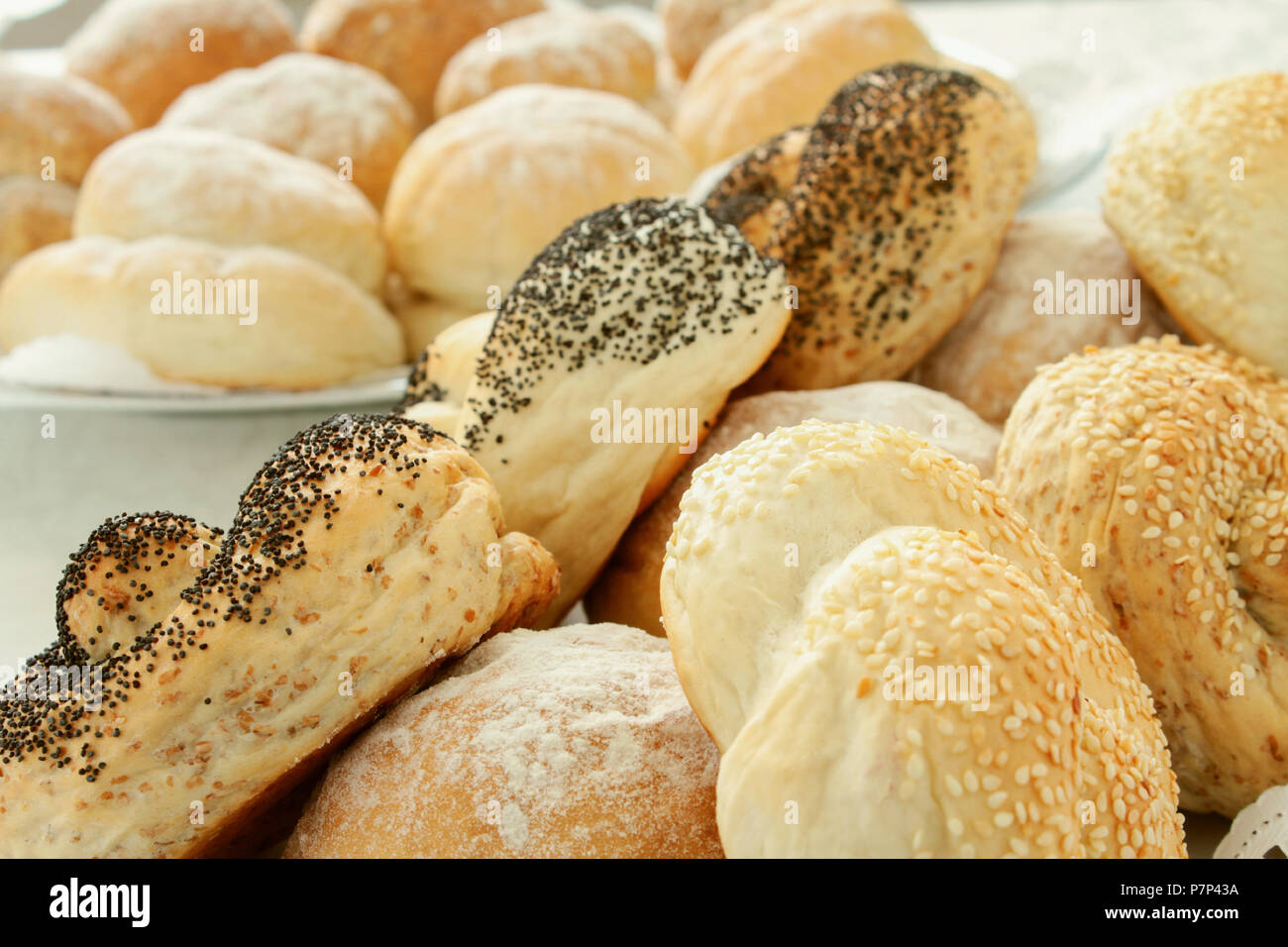 fresh baked bread selection Stock Photo - Alamy