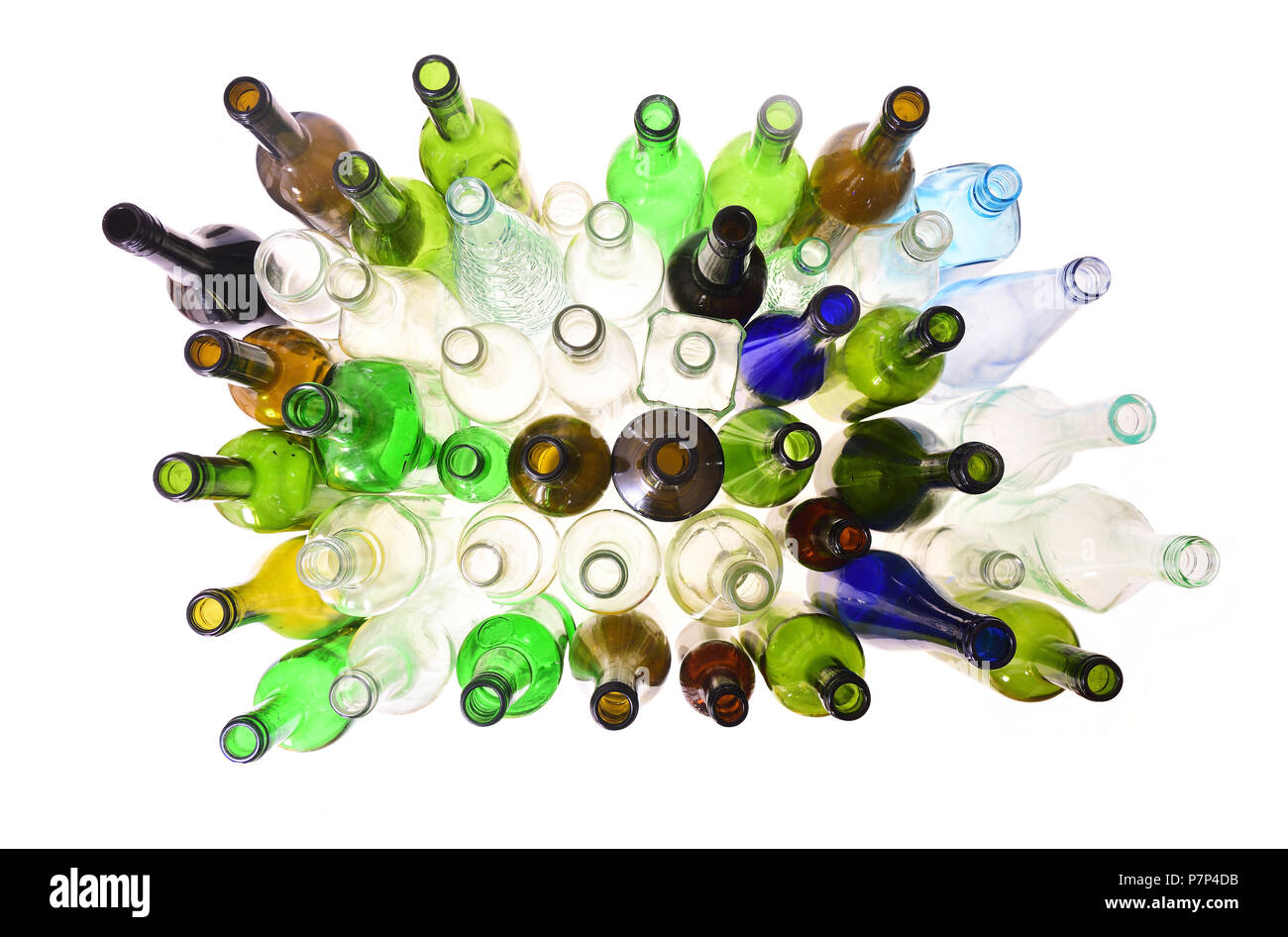 Top view bottles Cut Out Stock Images & Pictures - Alamy