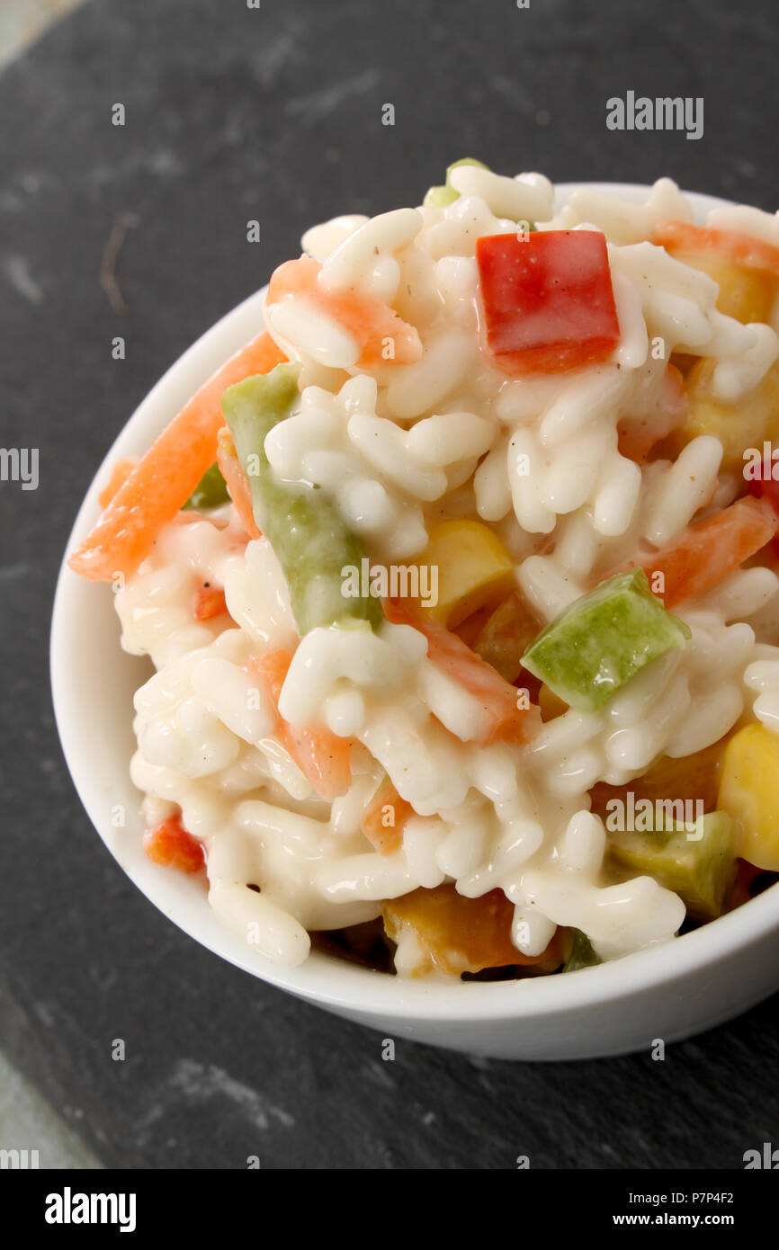 cold rice salad Stock Photo - Alamy