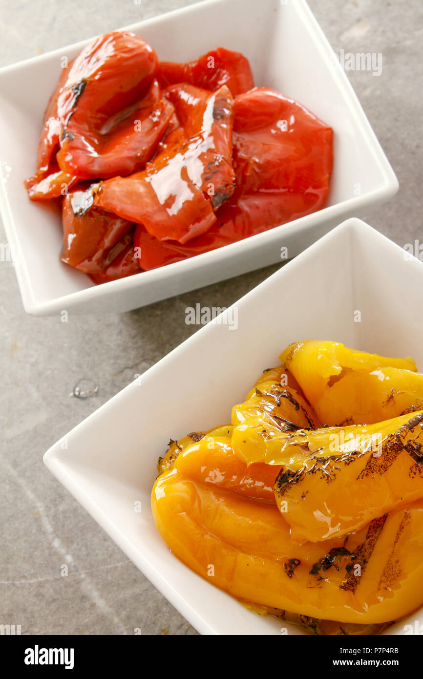 Char roasted peppers hi-res stock photography and images - Alamy