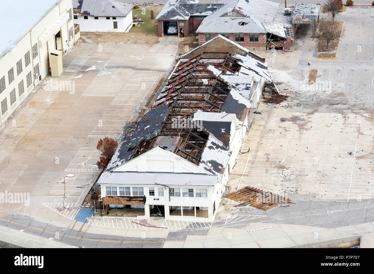 Hurricane Relief-16. Hurricane Ivan heavily damaged this roof on ...