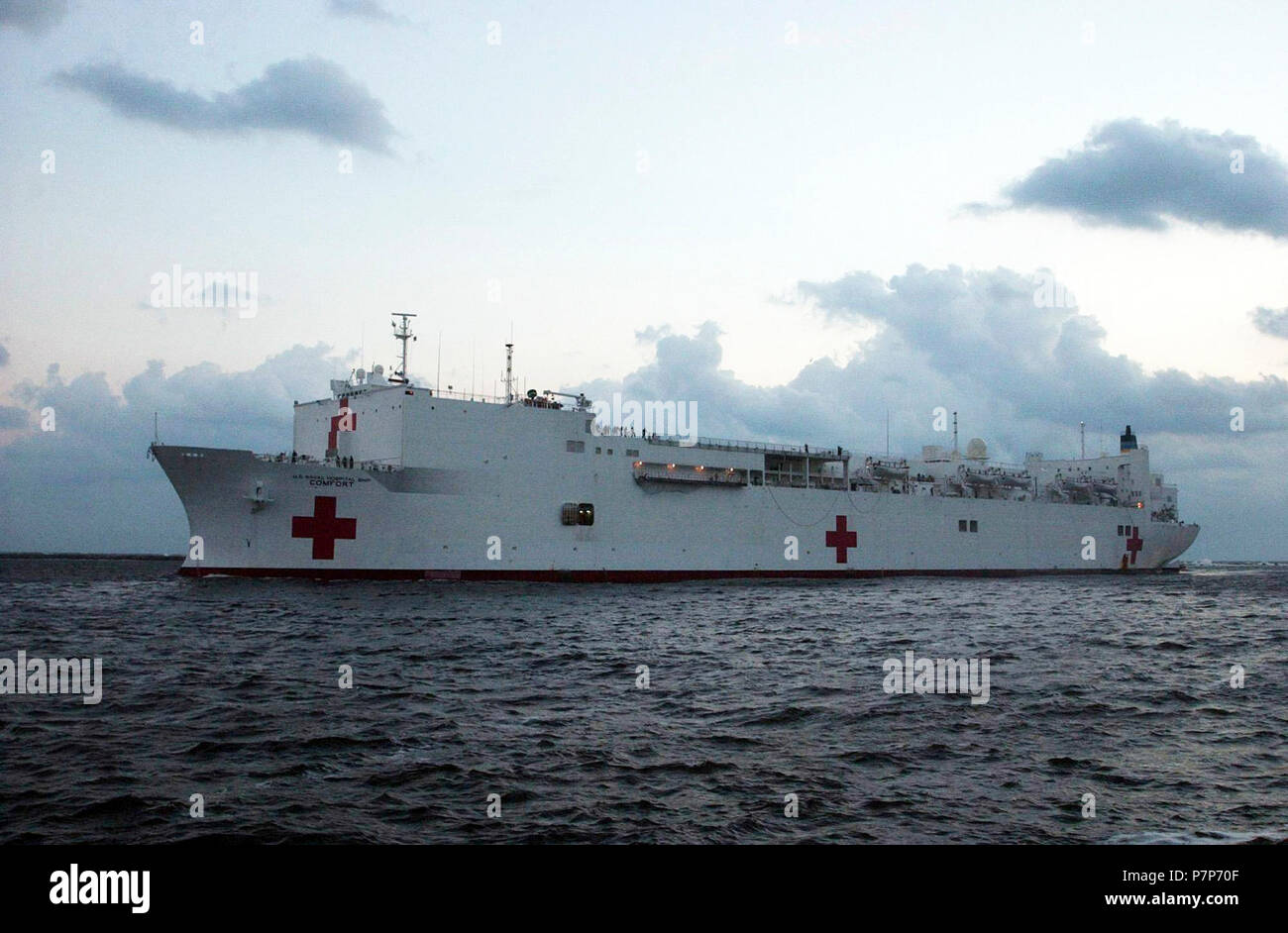 Hurricane Relief-20. The US Navy (USN) Military Sealift Command (MSC ...